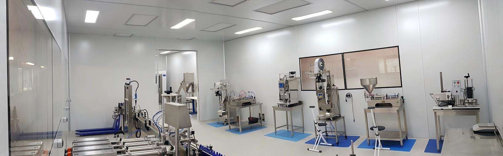 Laboratory Modular Hard Wall ISO 7 Cleanroom Assembly Portable Clean ...